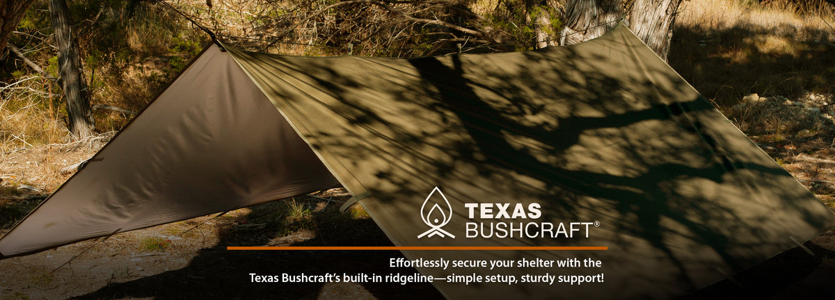 A Guide to Camping and Bushcraft Tarps with Built-In Ridgelines – Texas ...