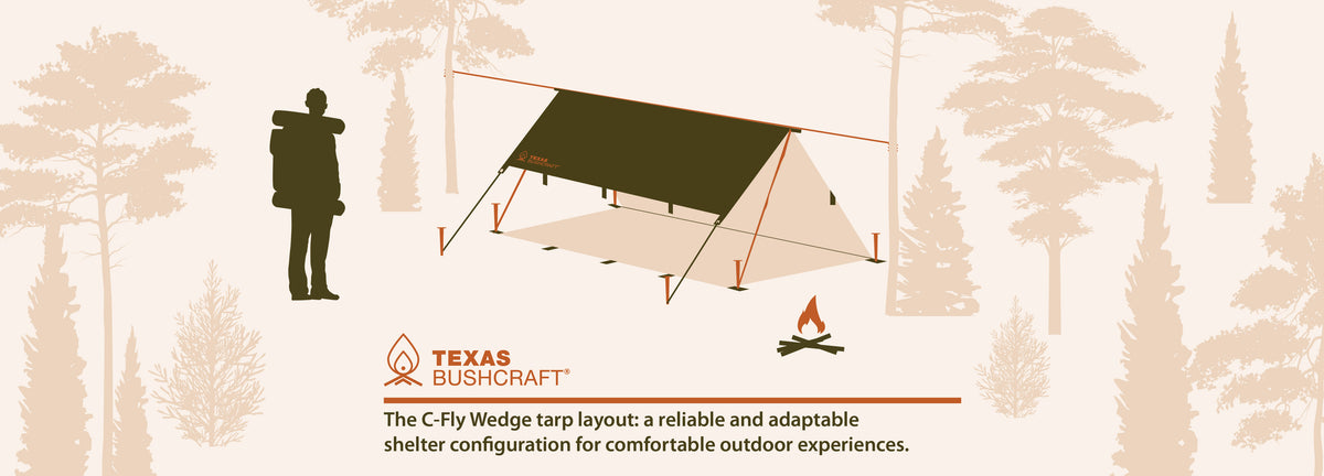 Beyond Basic Camping: Dive into the C-Fly Wedge with Texas Bushcraft S